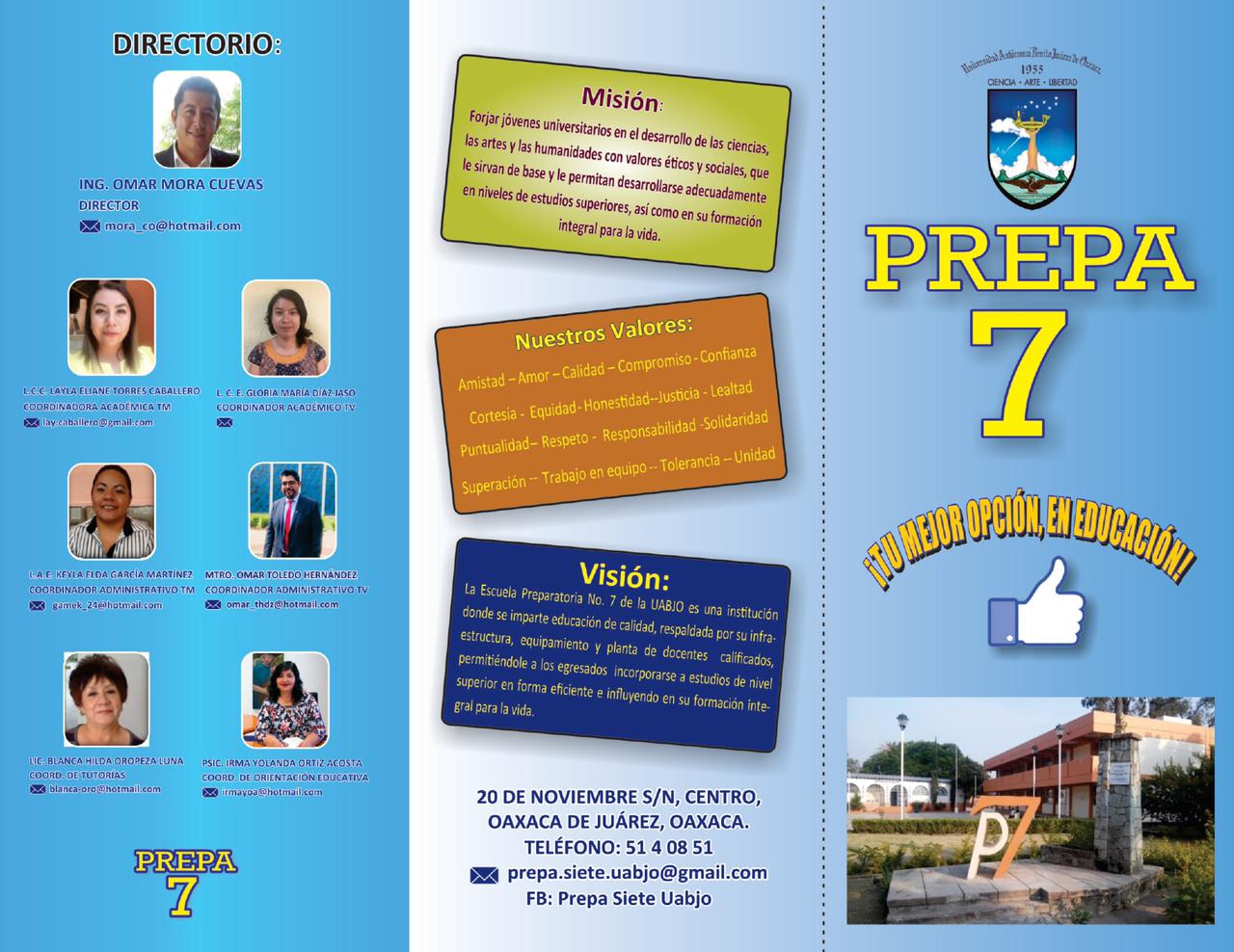 Información para ingreso a la Preparatoria 7 de la U. A. B. J. O. - EST ...